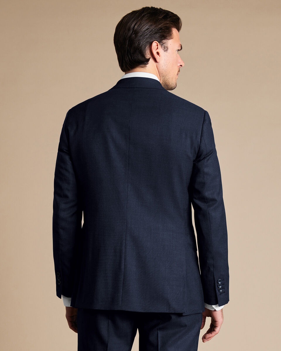Ultimate Performance End-on-End Suit Jacket - Navy | Charles Tyrwhitt
