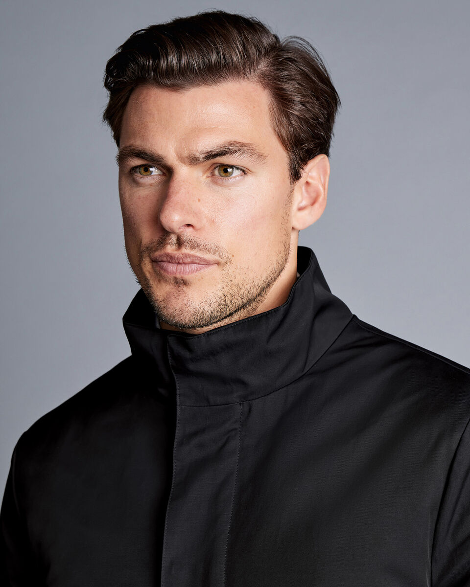 3-In-1 Rain Mac - Black | Charles Tyrwhitt