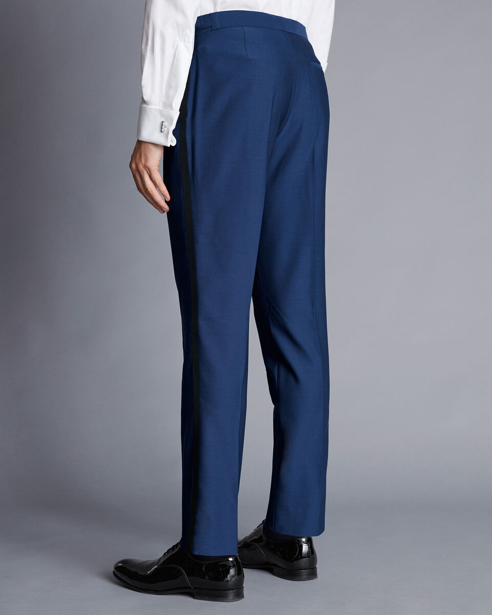 Dinner Suit Pants - Royal Blue | Charles Tyrwhitt