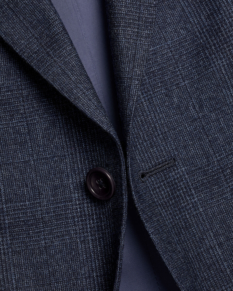 Check Suit - Denim Blue | Charles Tyrwhitt