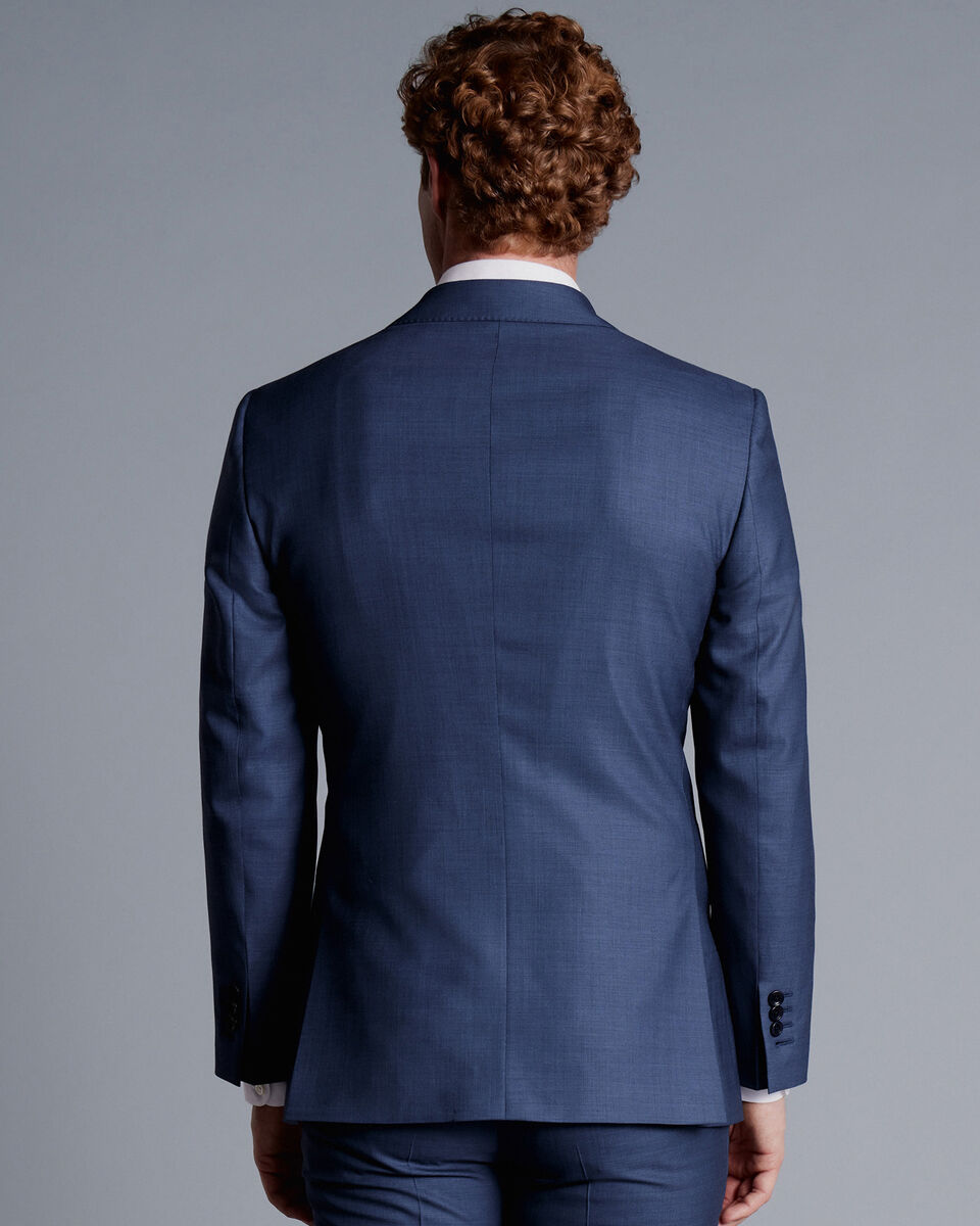 Sharkskin Suit - Ocean Blue | Charles Tyrwhitt