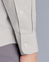 Button-Down Collar Non-Iron Stretch Oxford Shirt - Silver Grey ...