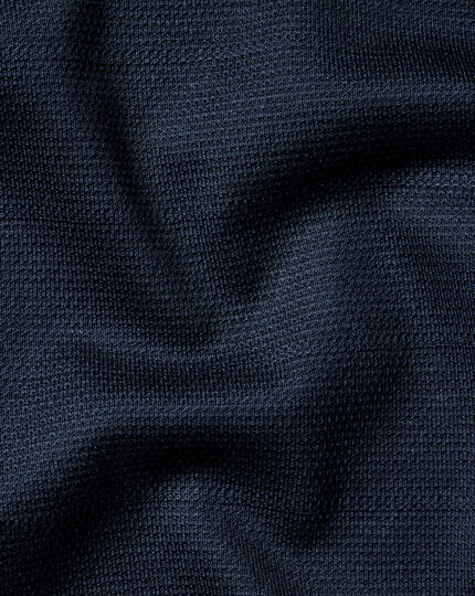 Performance Texture Polo - Dark Navy | Charles Tyrwhitt