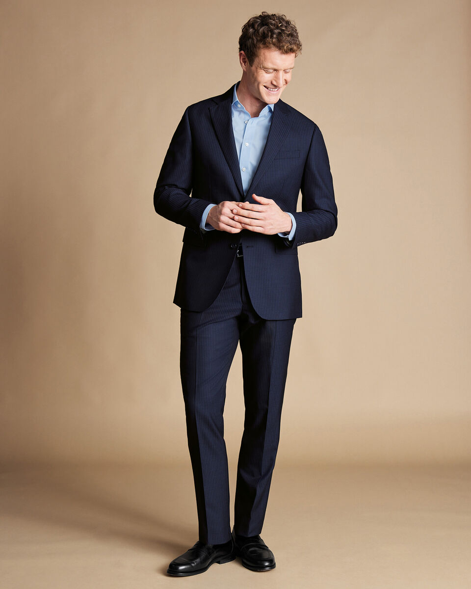 Stripe Suit - Navy | Charles Tyrwhitt