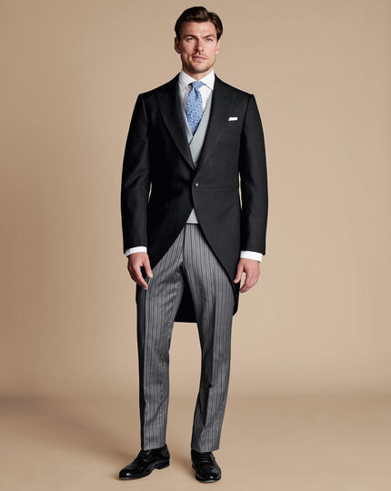Morning Suit Grey Stripe Pants Charles Tyrwhitt