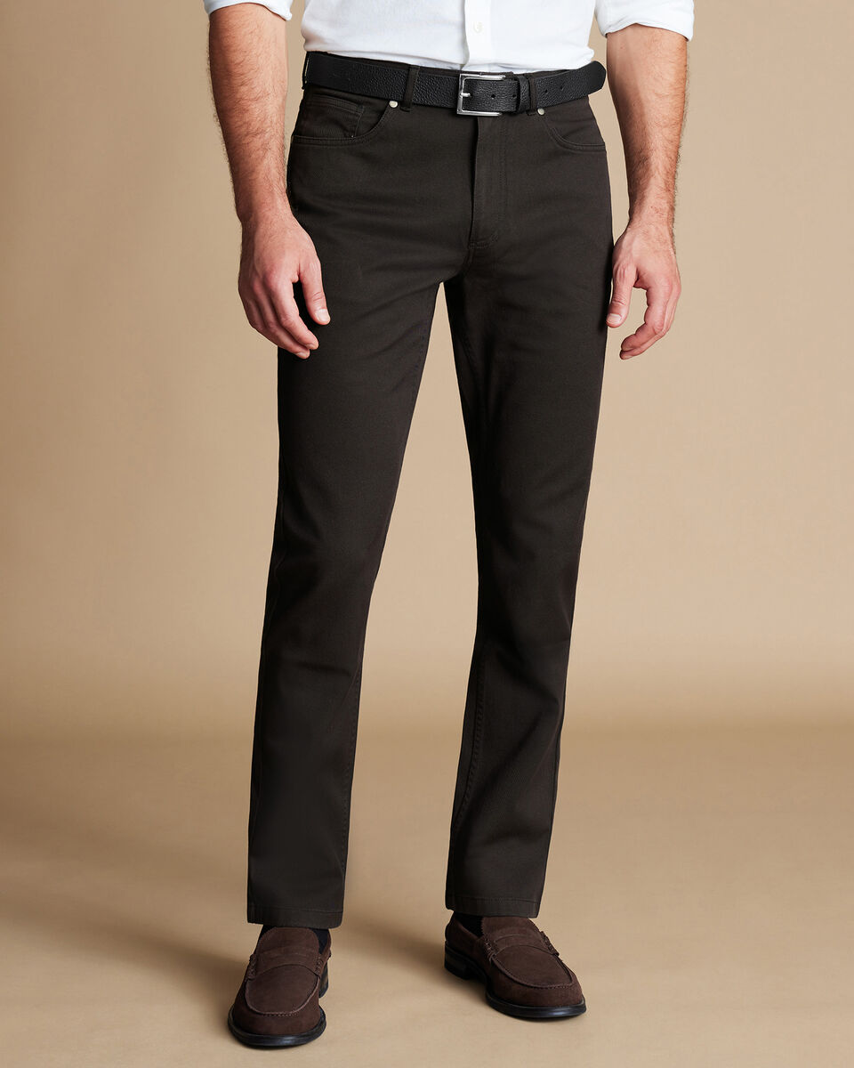 5 Pocket Jeans - Black | Charles Tyrwhitt
