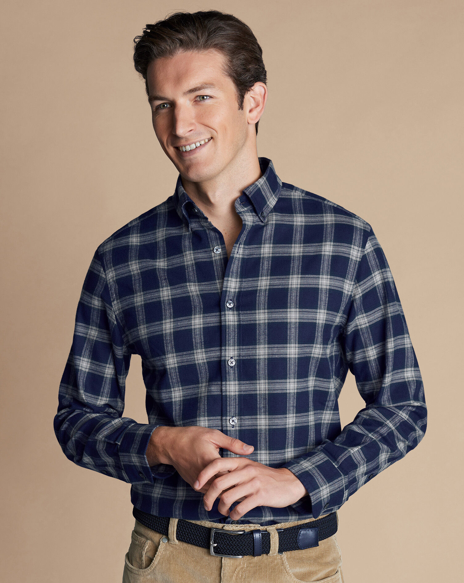 Men's Blue Casual Shirts | Charles Tyrwhitt