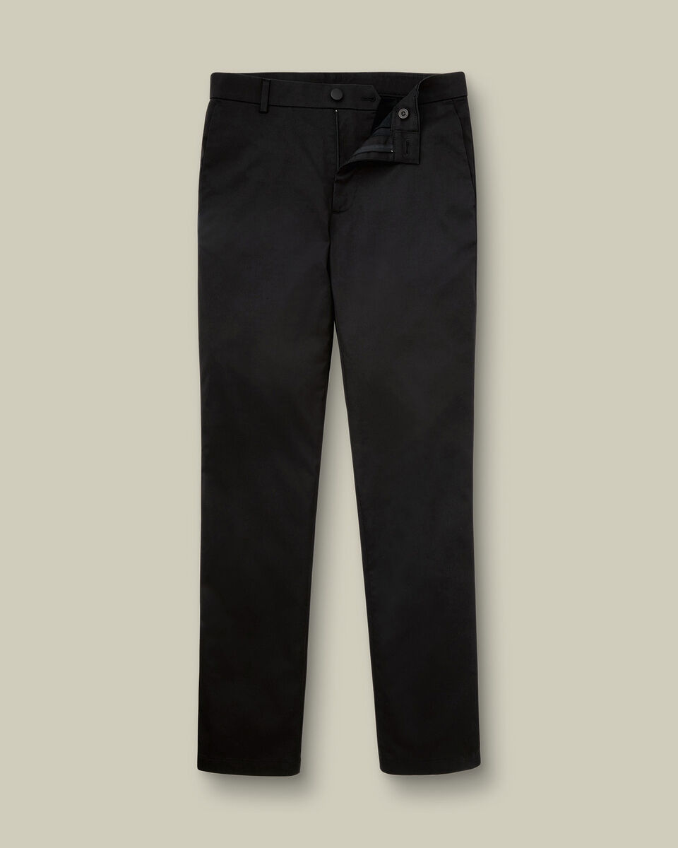 Performance Chinos - Black | Charles Tyrwhitt