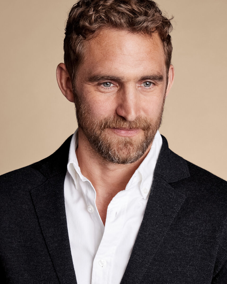 Merino Blazer - Charcoal Grey | Charles Tyrwhitt