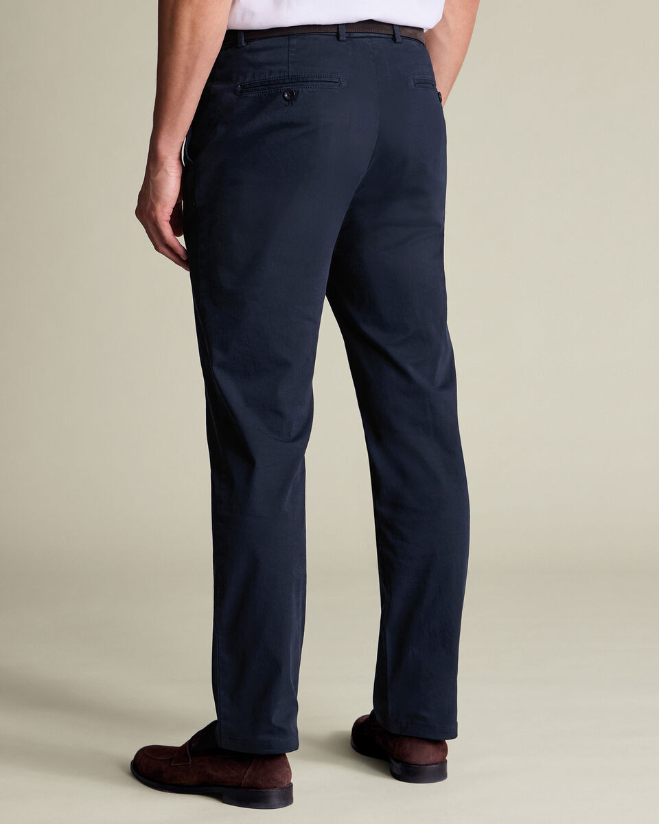 Washed Chinos - Navy | Charles Tyrwhitt