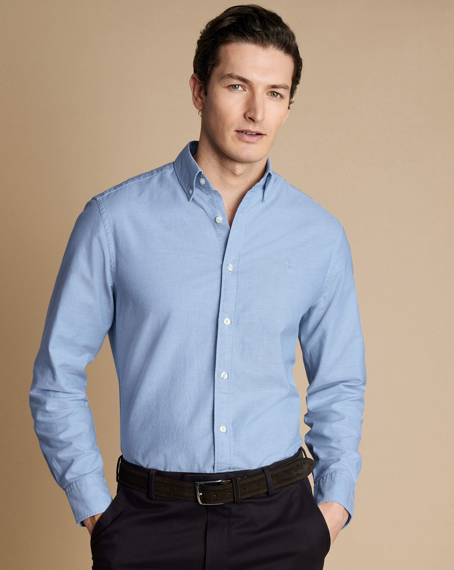 Men's Oxford Weave Shirts | Charles Tyrwhitt