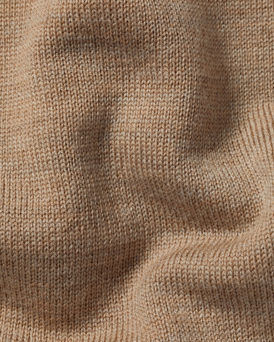 Merino Turtleneck Sweater - Oatmeal | Charles Tyrwhitt