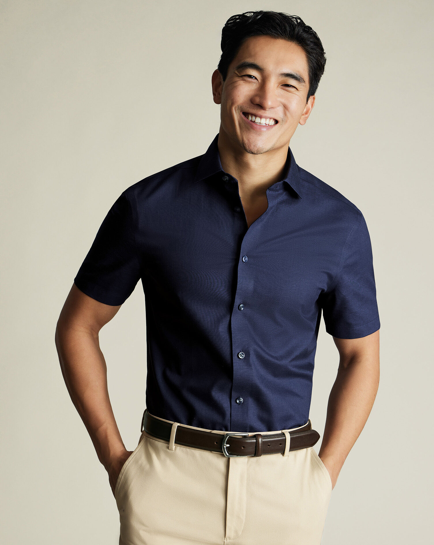Men's Short Sleeve Shirts | Charles Tyrwhitt