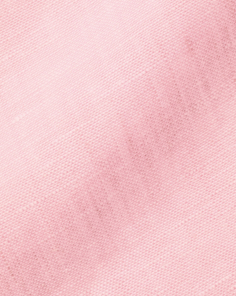Pure Linen Shirt - Pink | Charles Tyrwhitt