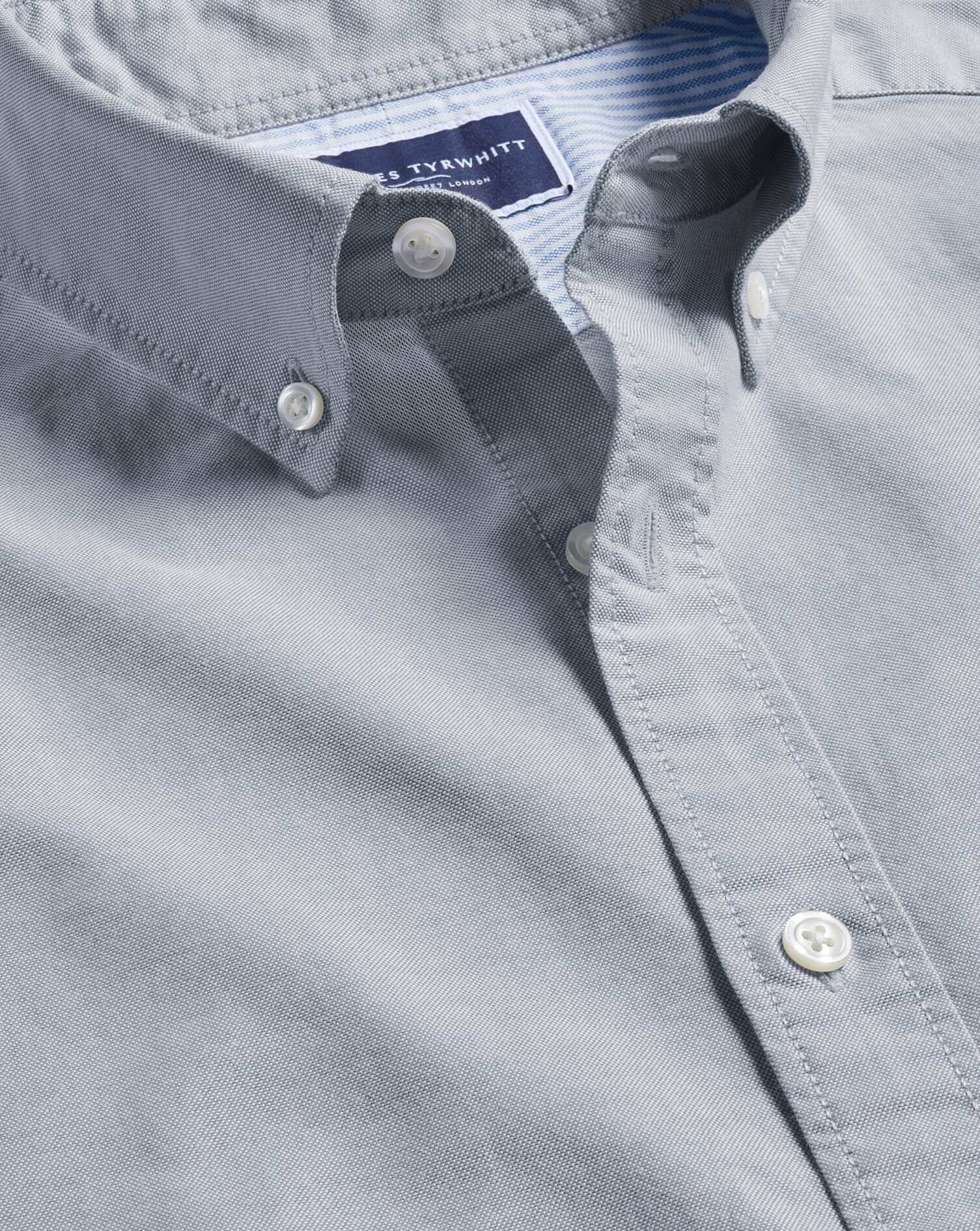 Men's Washed Oxford Weave Shirts | Charles Tyrwhitt