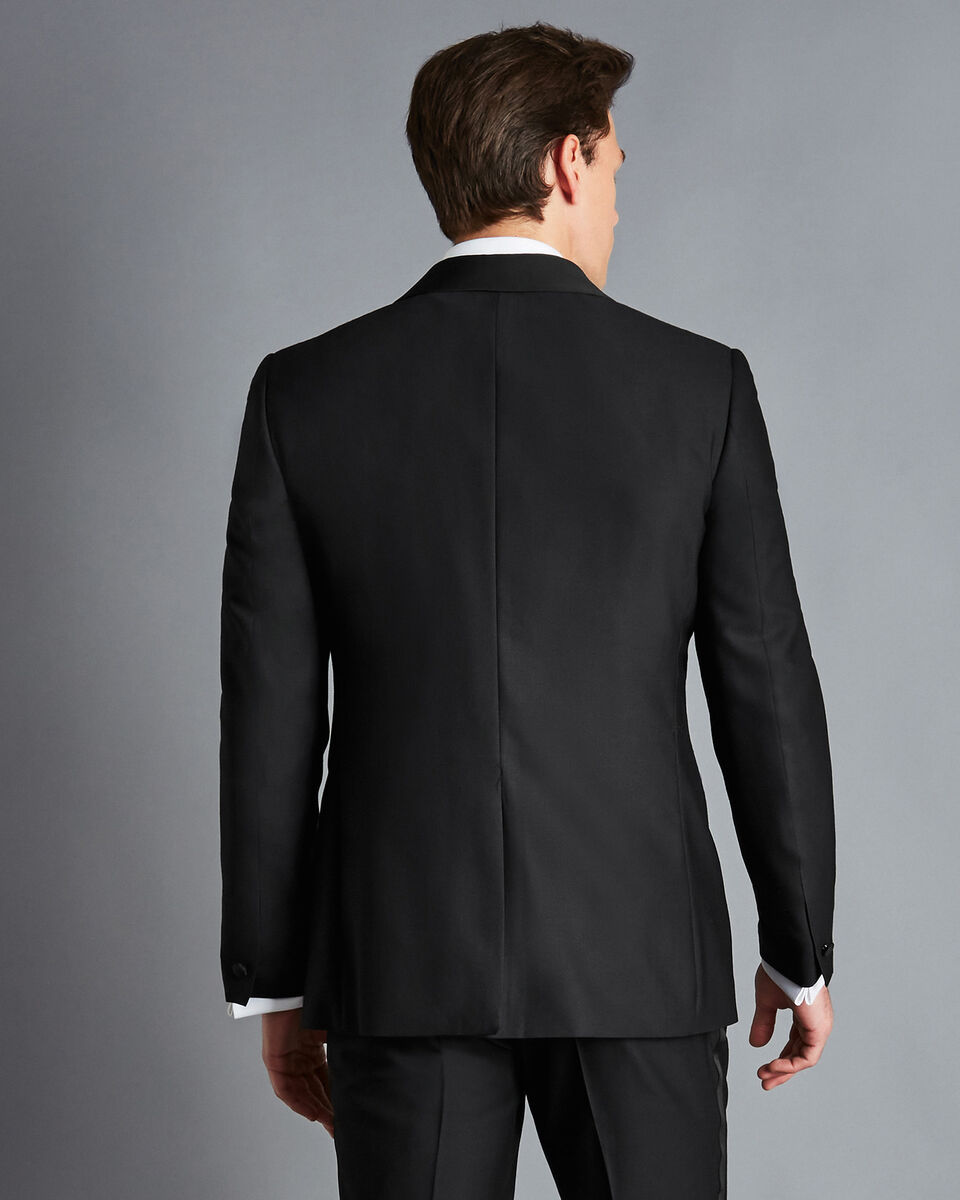 Shawl Lapel Dinner Suit Jacket - Black | Charles Tyrwhitt