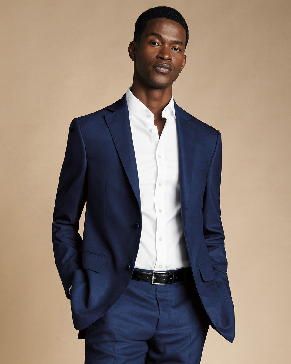 Sharkskin Ultimate Performance Suit - Ink Blue | Charles Tyrwhitt