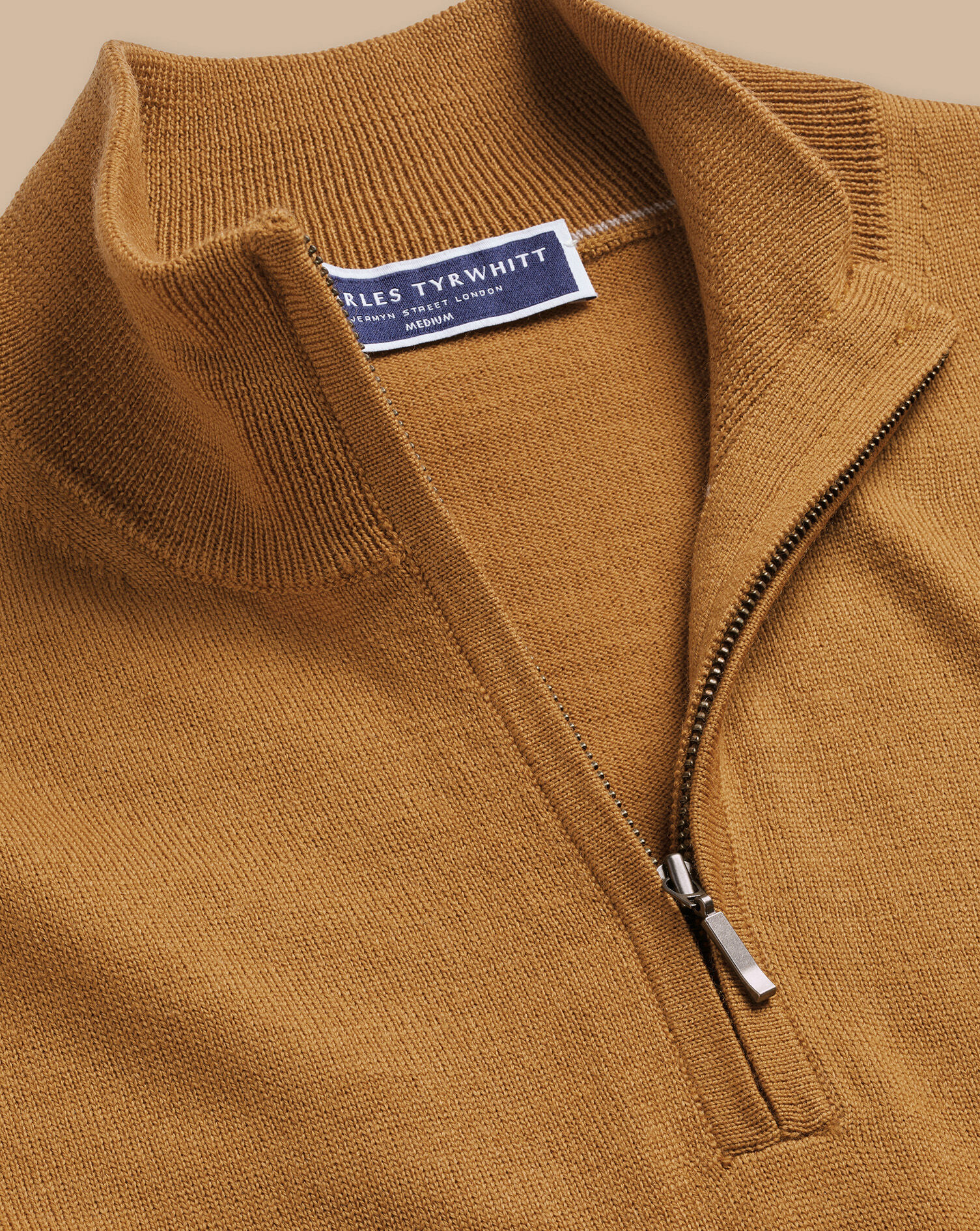Men's Zip Neck Jumpers | Charles Tyrwhitt
