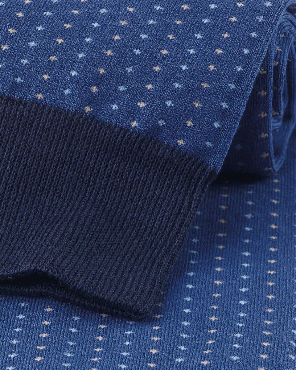 Spot Socks - Cobalt Blue | Charles Tyrwhitt