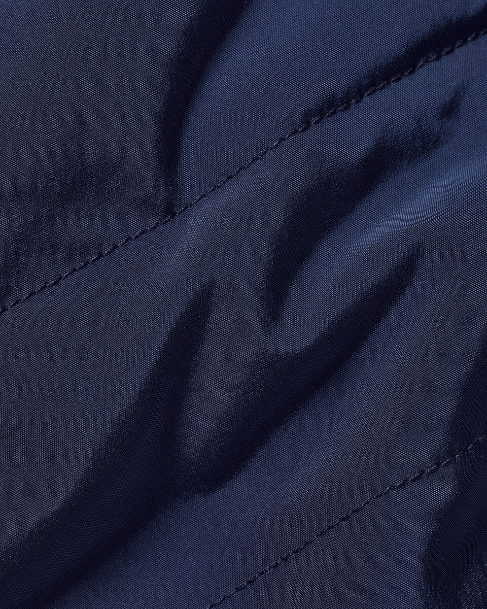 Merino Padded Funnel Neck Jacket - Navy | Charles Tyrwhitt