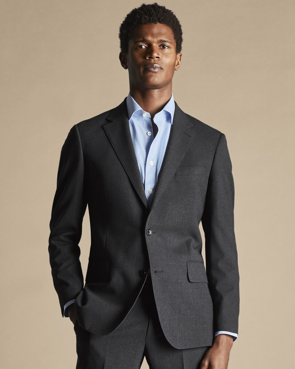 Ultimate Performance Suit Jacket - Charcoal | Charles Tyrwhitt