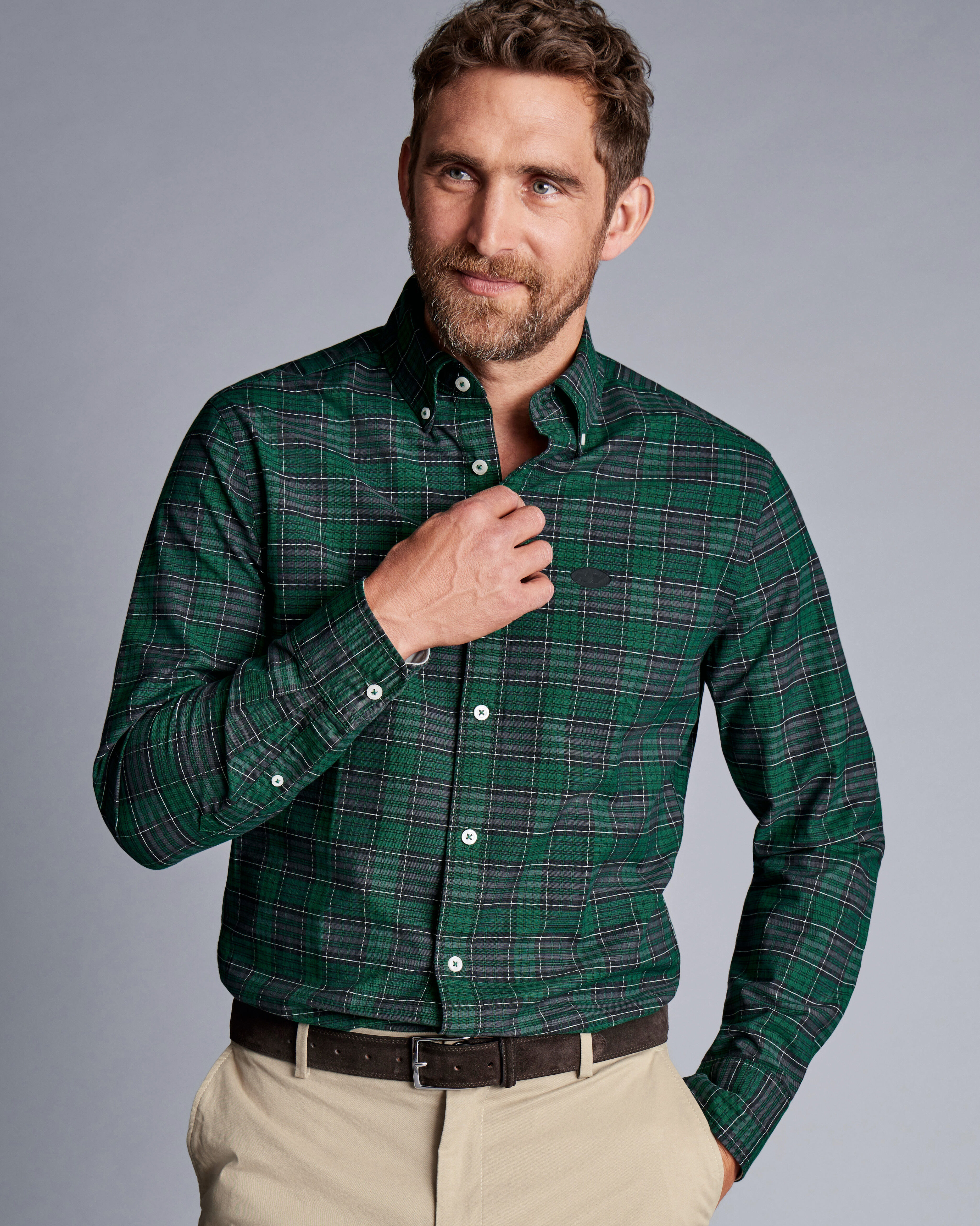 Men's Oxford Weave Shirts | Charles Tyrwhitt