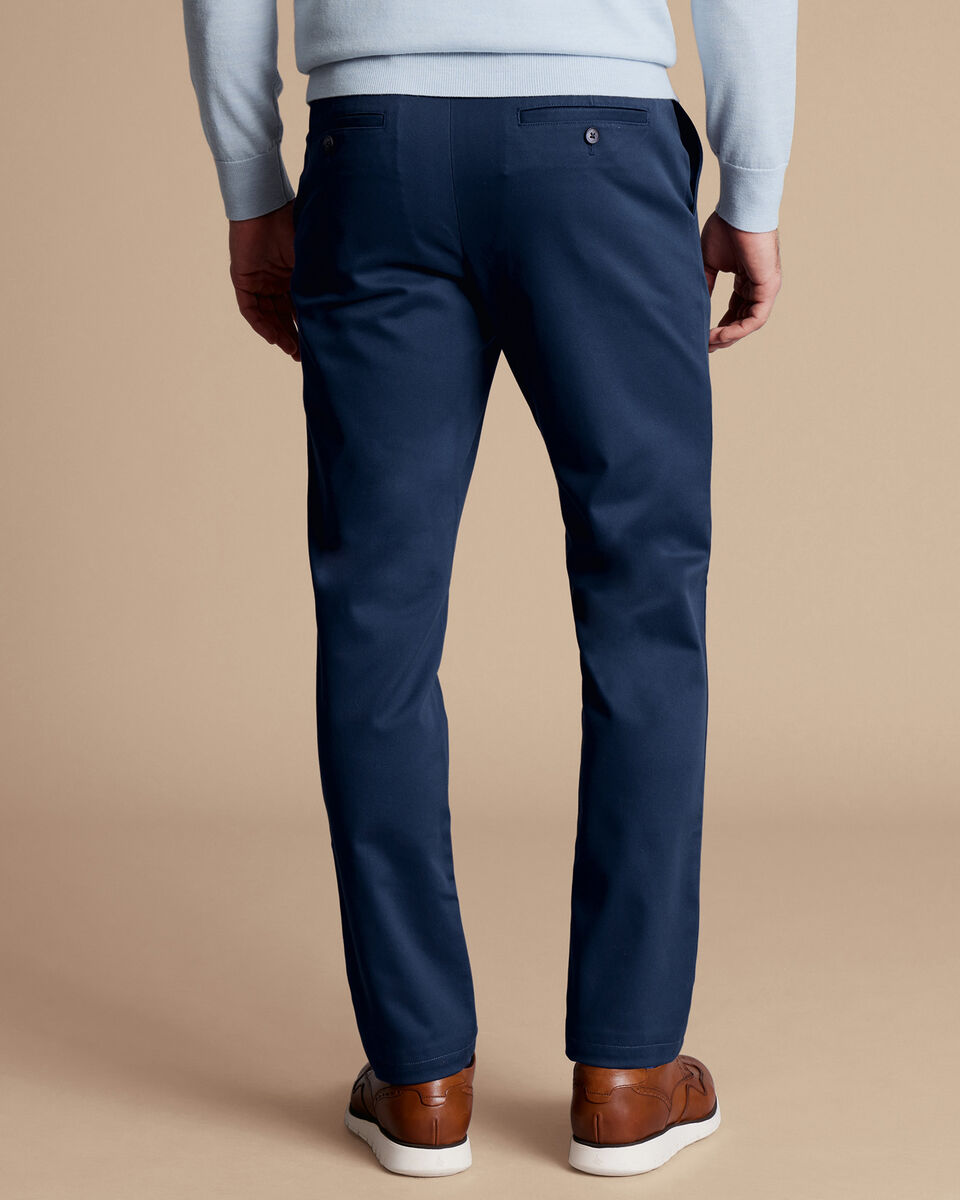 Ultimate Non-Iron Chinos - Royal Blue | Charles Tyrwhitt