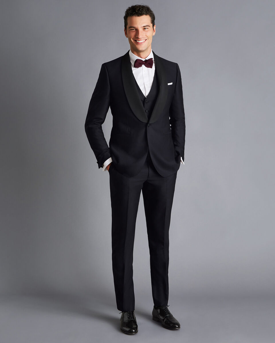 Shawl Lapel Tuxedo - Midnight | Charles Tyrwhitt