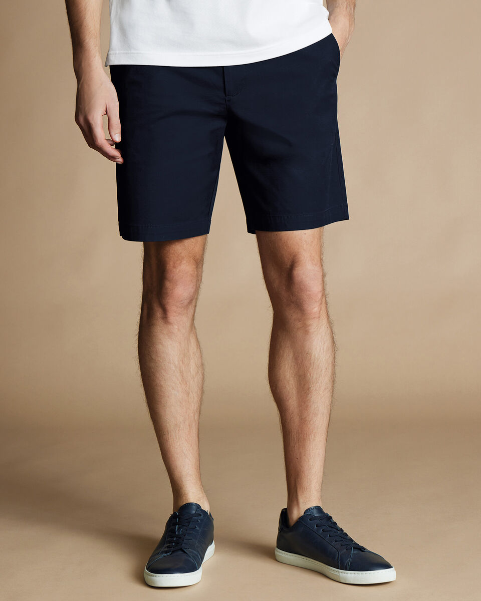 Cotton Shorts - Dark Navy | Charles Tyrwhitt
