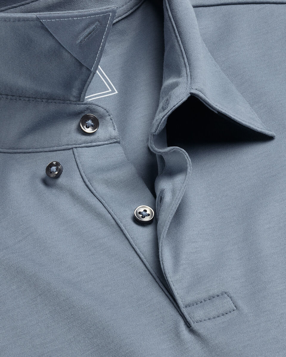 Smart Jersey Polo - Steel Blue | Charles Tyrwhitt