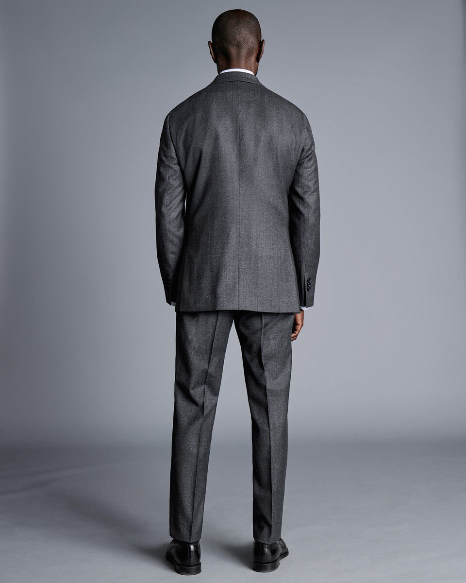 Italian Pindot Suit - Grey | Charles Tyrwhitt
