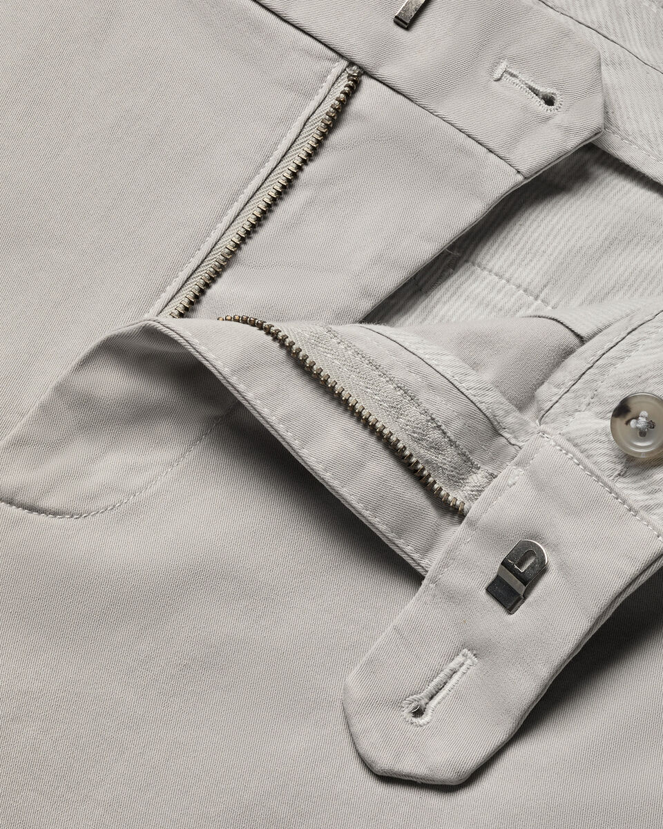 Washed Chinos - Silver Grey | Charles Tyrwhitt