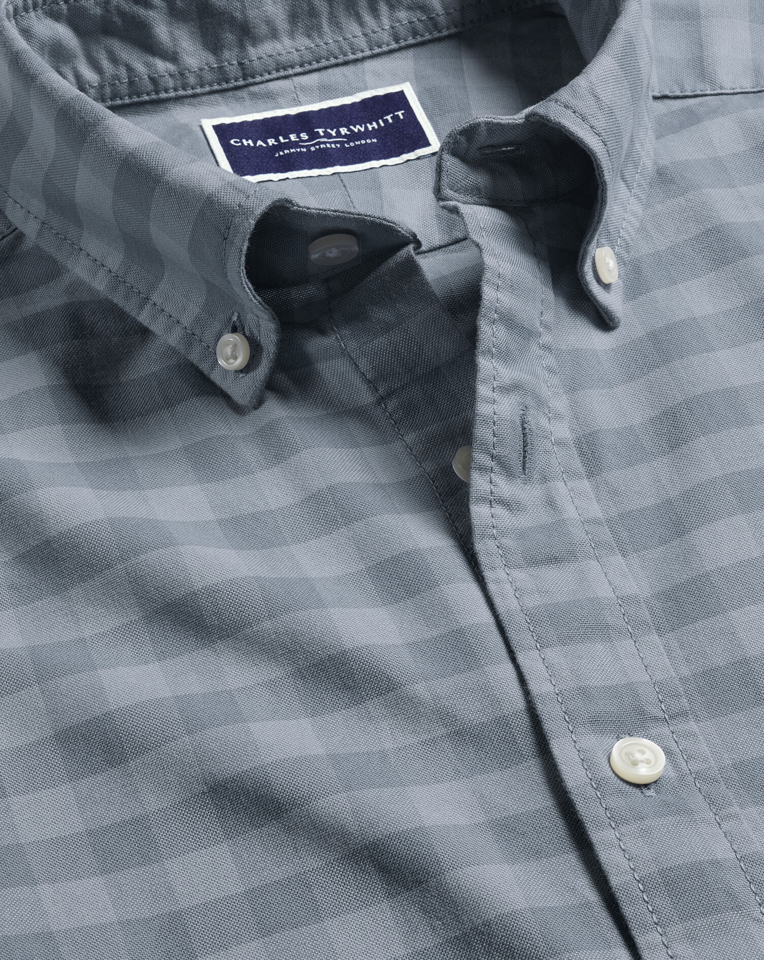 Men's Washed Oxford Weave Shirts | Charles Tyrwhitt