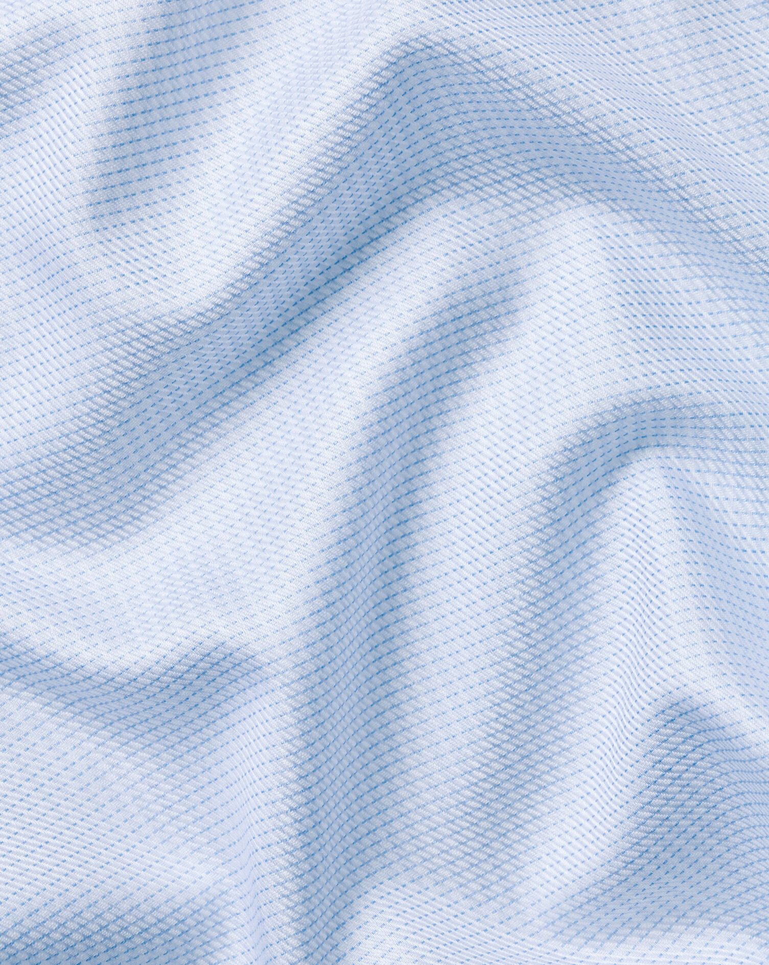 Non-Iron Stretch Greenwich Weave Shirt – Light Blue | Charles Tyrwhitt