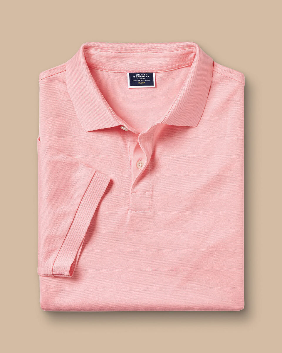 Tyrwhitt Cool Polo - Pink | Charles Tyrwhitt