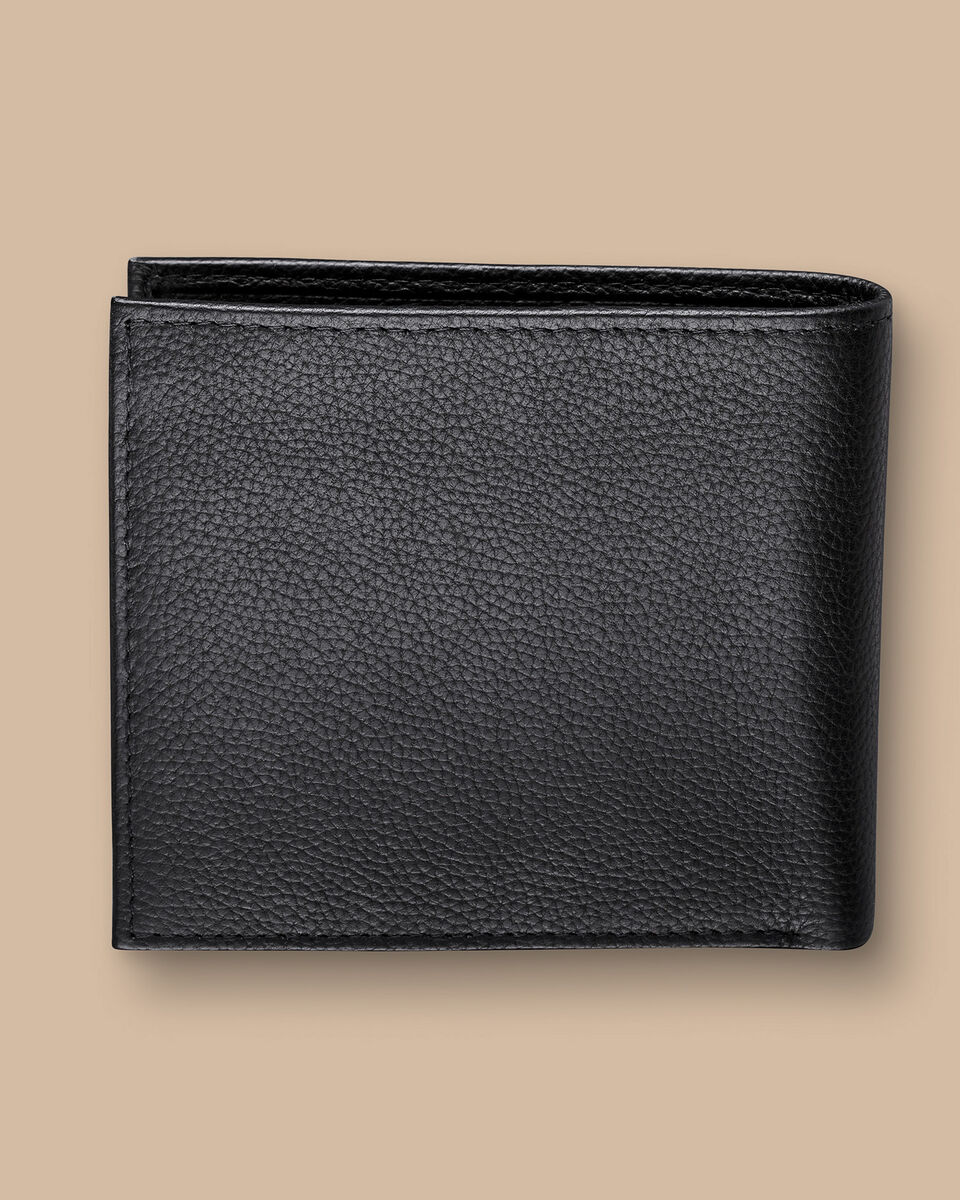 Grain Leather Wallet - Black | Charles Tyrwhitt