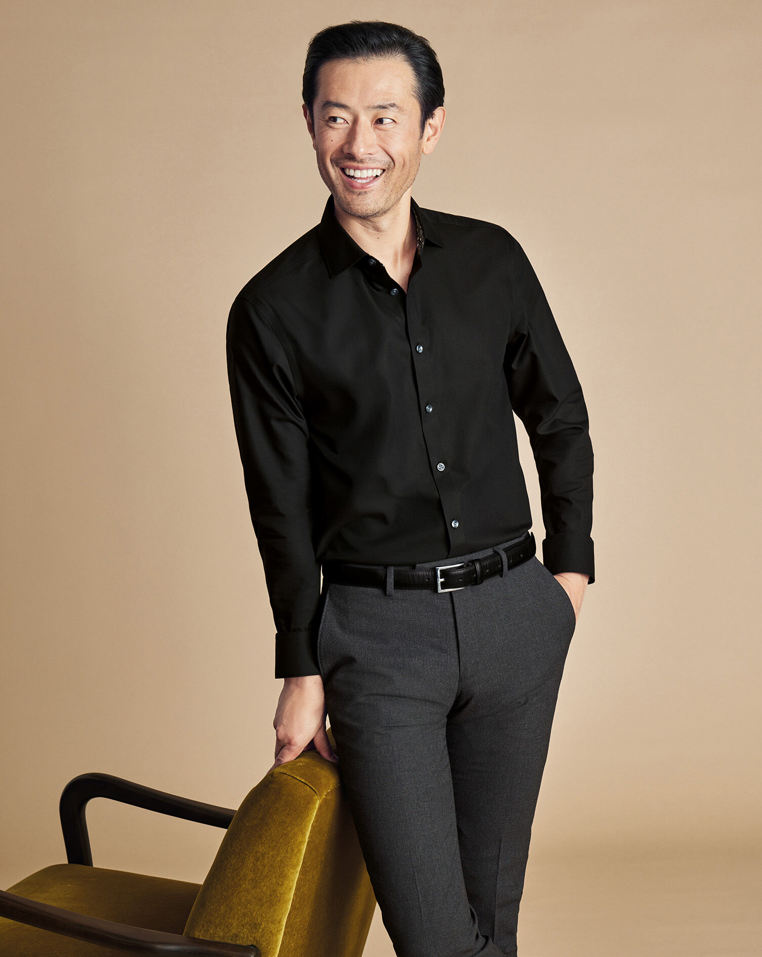 Men's Semi-Spread Work & Business Casual Shirts | Charles Tyrwhitt US