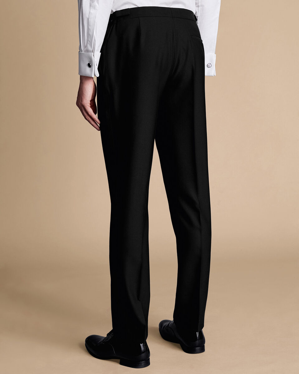 Tuxedo Pants - Black | Charles Tyrwhitt