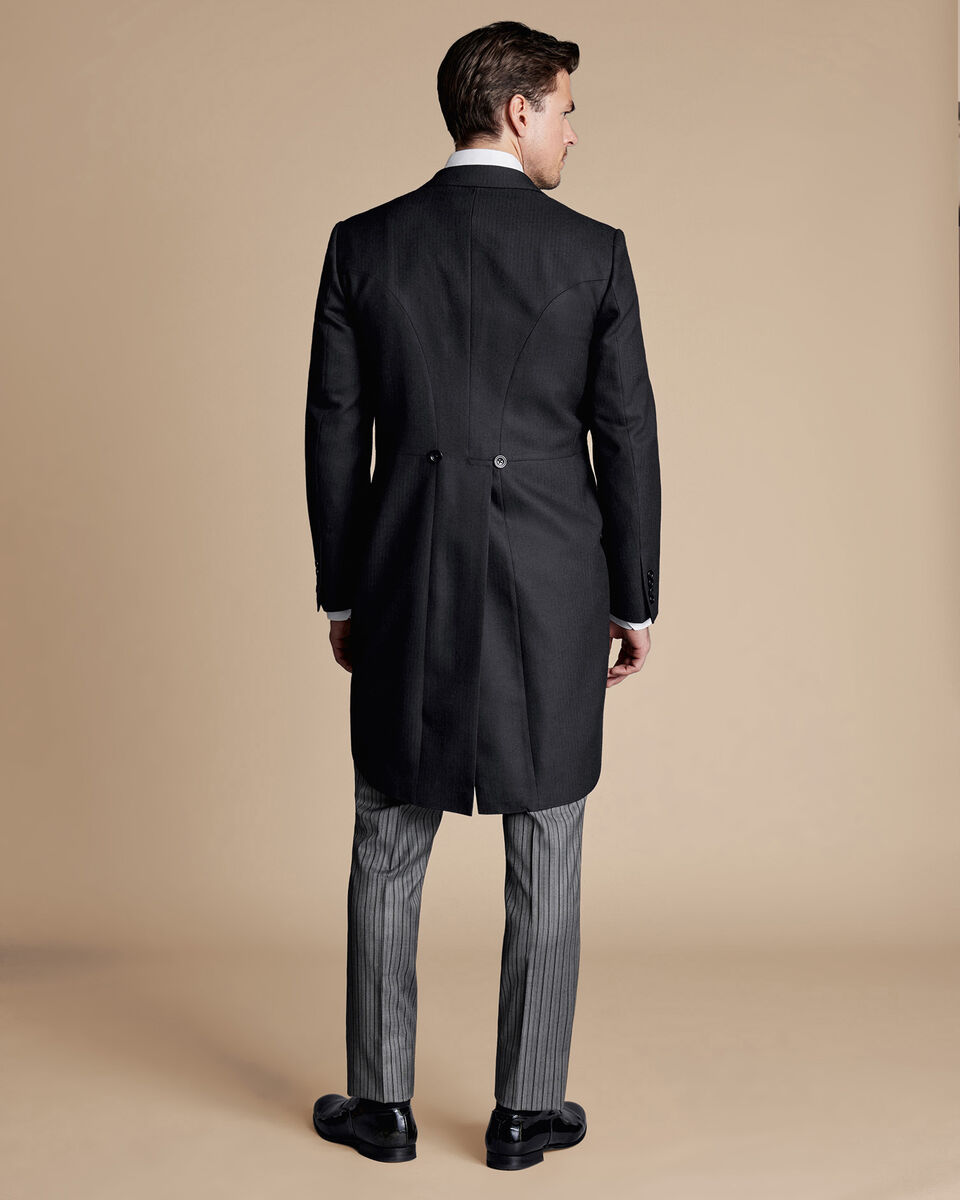 Morning Suit – Black Stripe Trouser | Charles Tyrwhitt