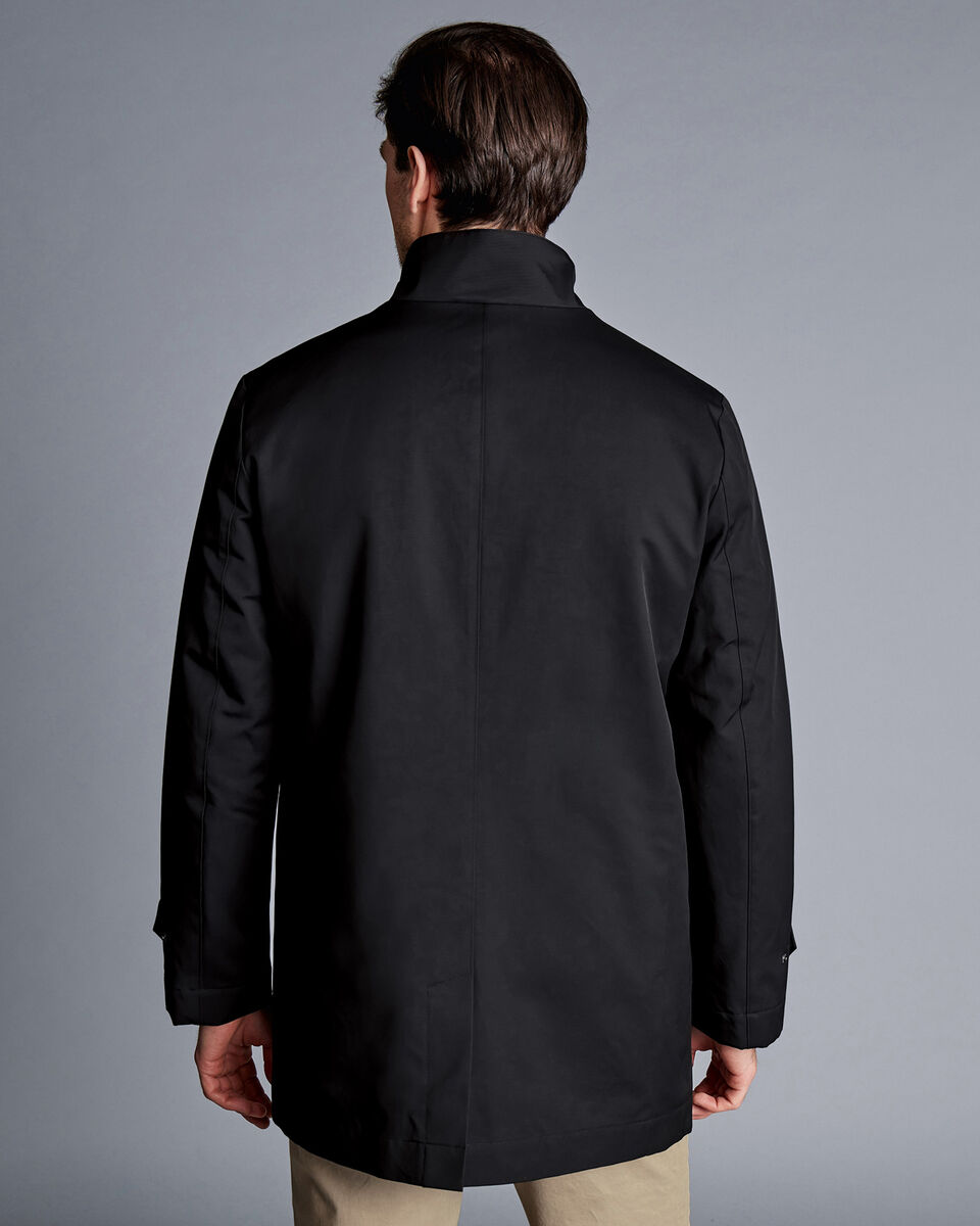 3-In-1 Rain Mac - Black | Charles Tyrwhitt