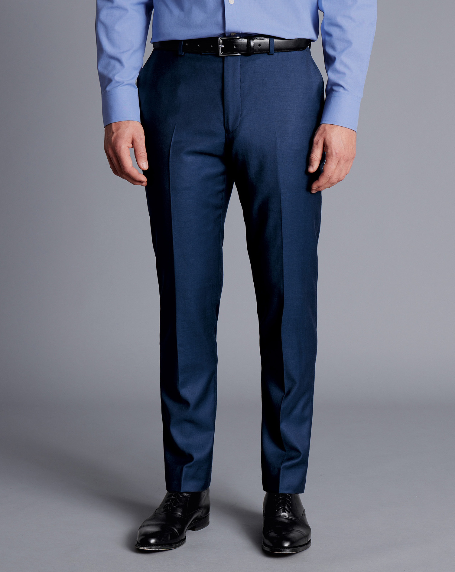Men's Blue Suit Pants | Charles Tyrwhitt
